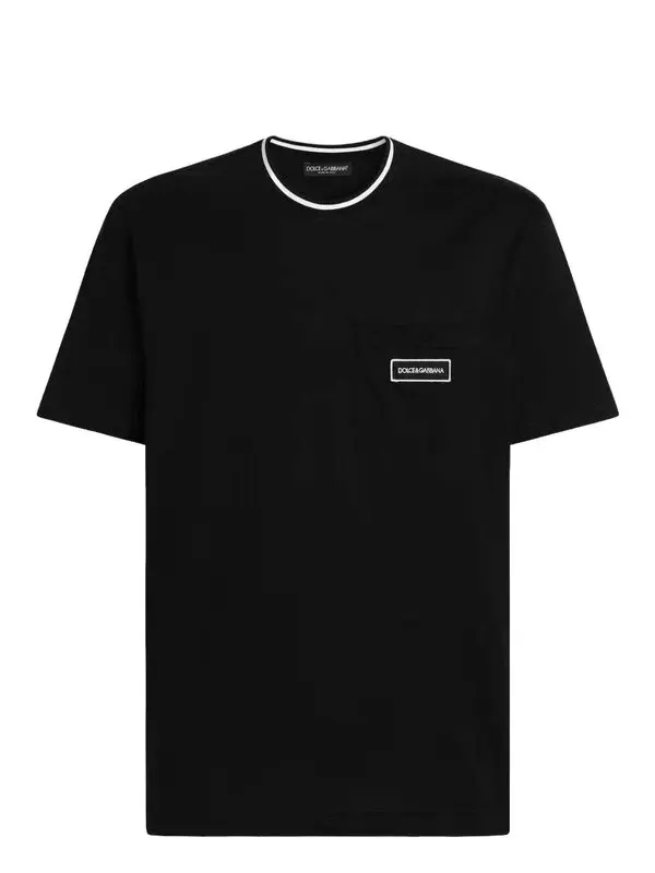 Casablanca Cotton T-shirt With Logo - Black