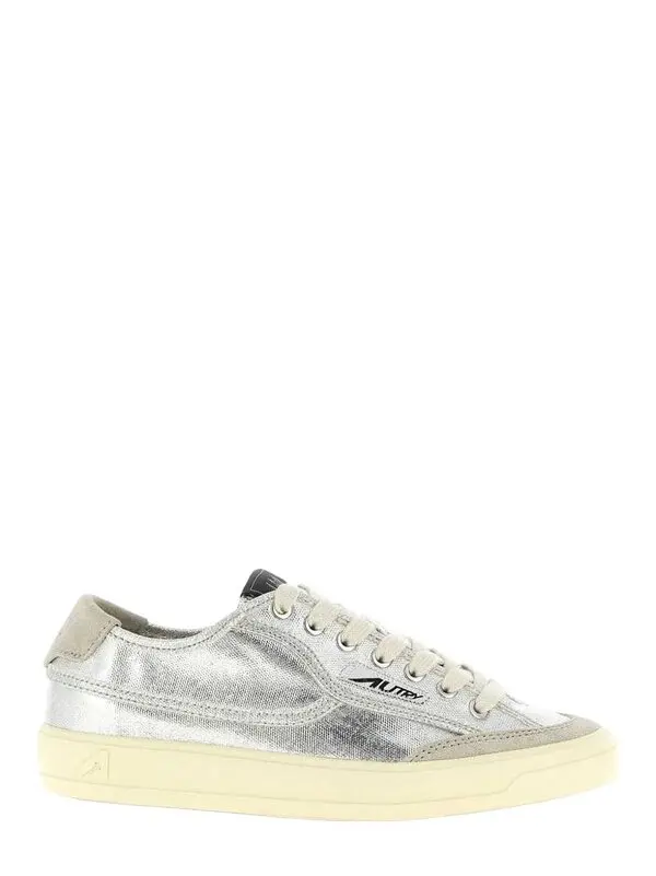 AUTRY Windscape Suede Sneakers - Metallic