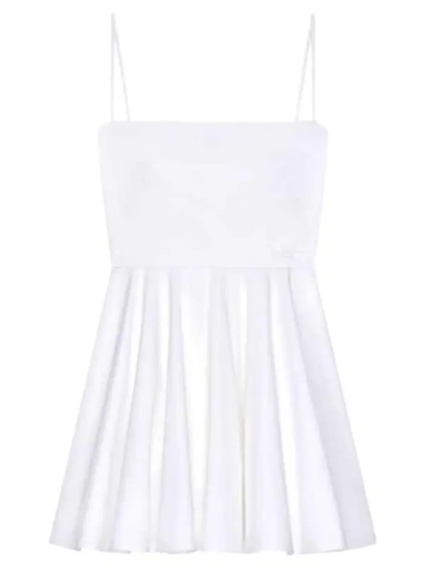 Givenchy Poplin Mini Dress With Slit - White