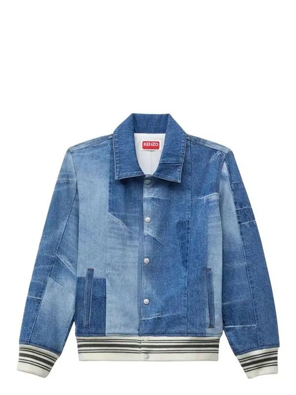 Givenchy Cropped Denim Jacket - Blue