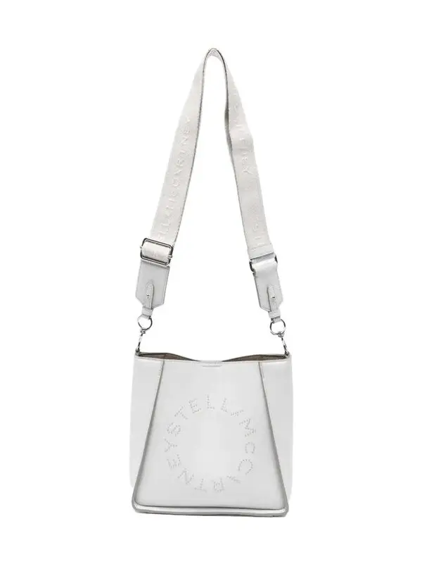 Stella McCartney Logo Detail Shoulder Bag - Grey