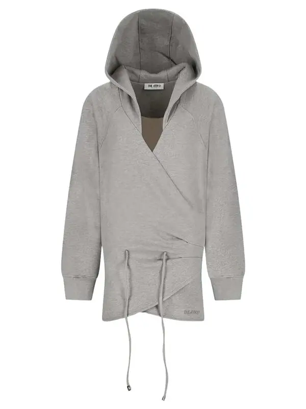 Attico American Fleece Mini Dress - Grey