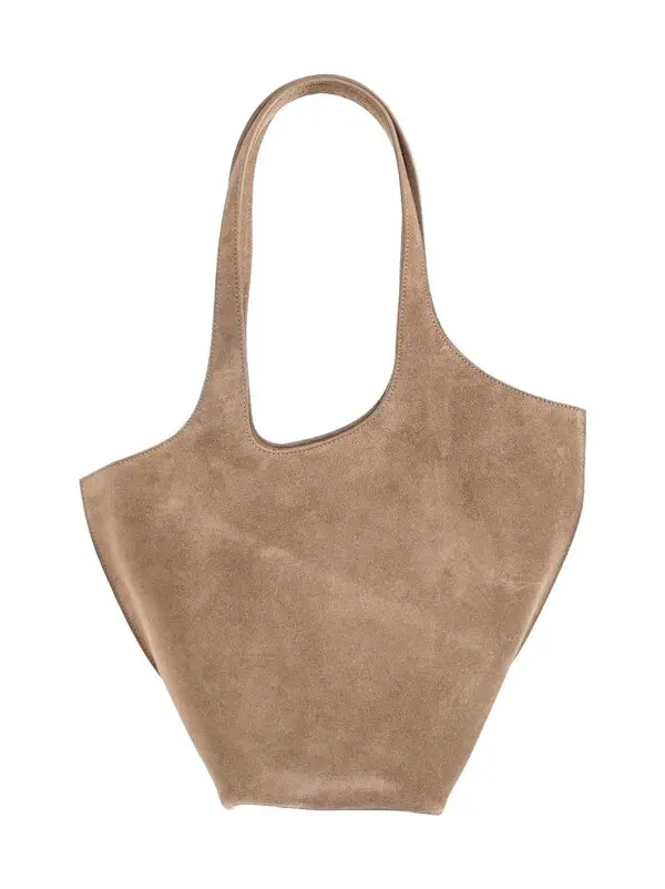 Attico La Scoop Shoulder Bag - Brown