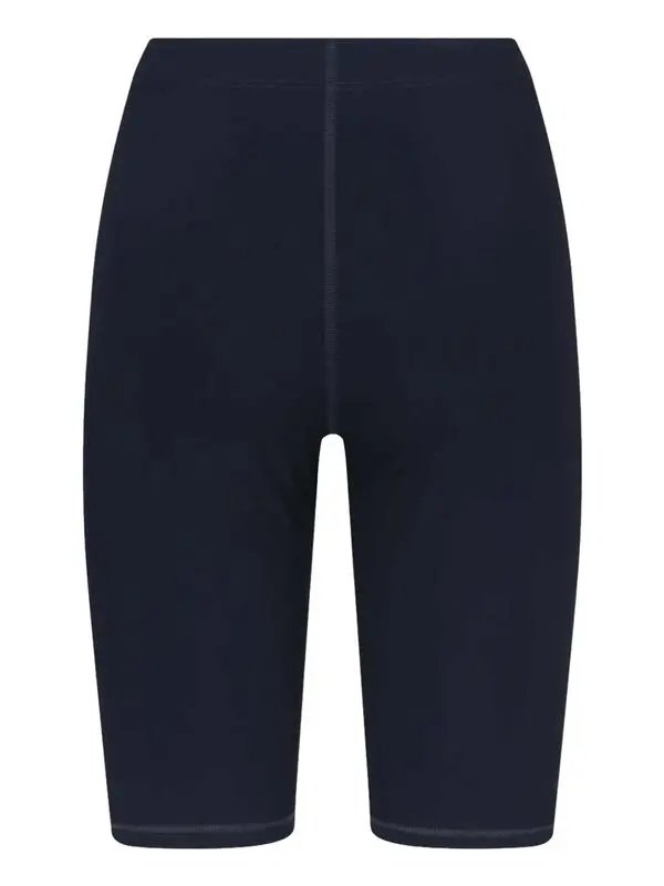 JIL SANDER Printed Logo Cycling Shorts - Blue
