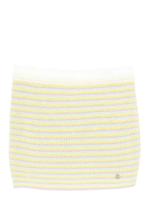 Casablanca Striped Bourgeois-style Miniskirt - Multi