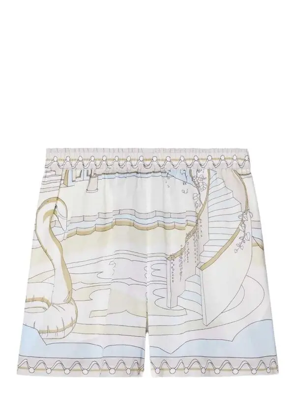 Tory Burch Printed Camp Shorts - Multi
