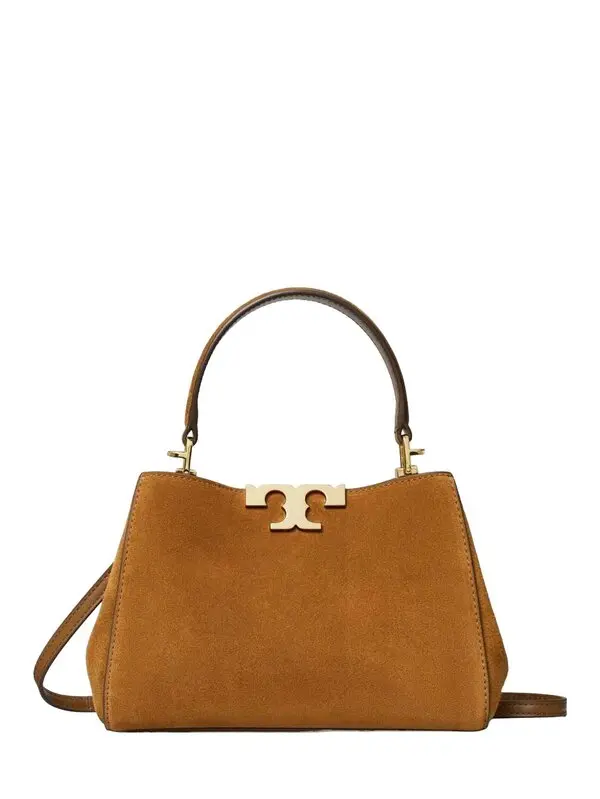 Tory Burch Eleanor Mini Suede Shoulder Bag - Brown