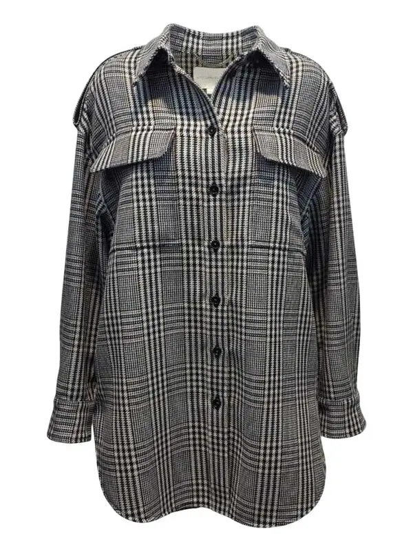 Stella McCartney Plaid Wool Shirt - Grey