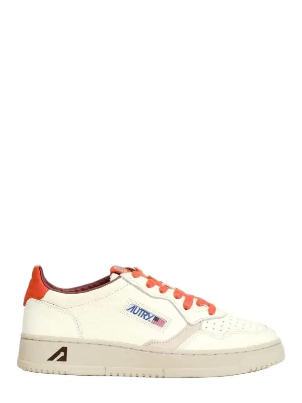AUTRY Medalist Low Nubuck/elephant/suede Sneakers - White