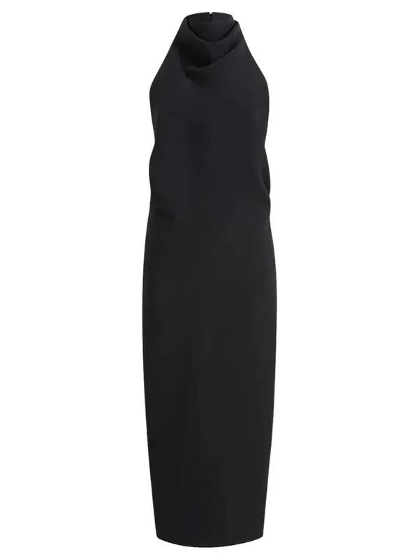 Khaite Roxanne Halterneck Maxi Dress - Black