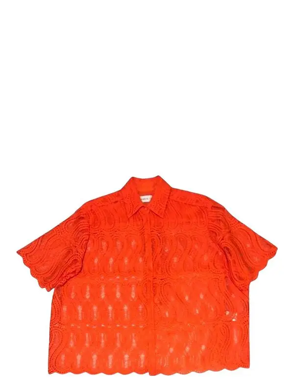 Raquel Diniz Lace Shirt - Red