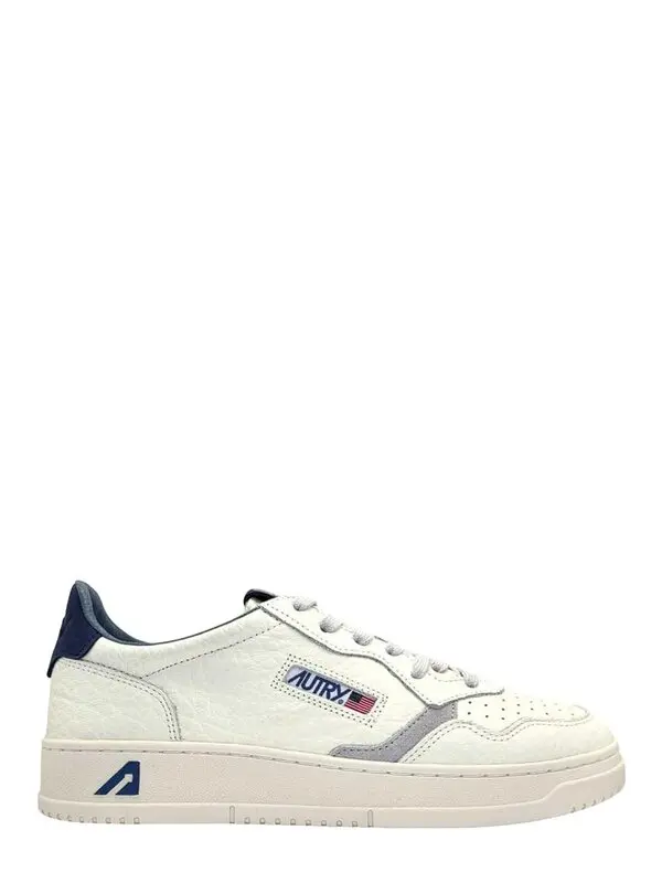 AUTRY Medalist Low Ne20 Nubuck/elephant/suede Sneakers - White