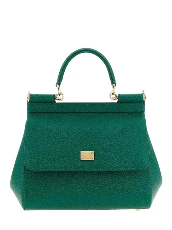 Dolce & Gabbana Small Sicily Tote Bag - Green