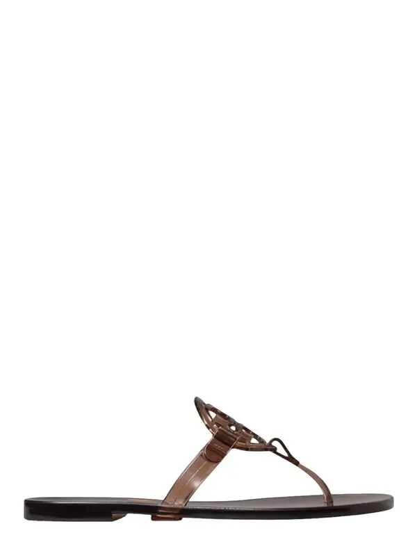 Tory Burch Miller Jelly Flip Flops - Brown