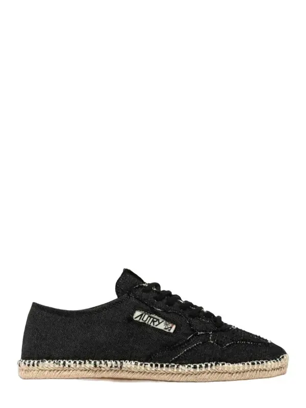 AUTRY Denim Low Espadrilles - Black