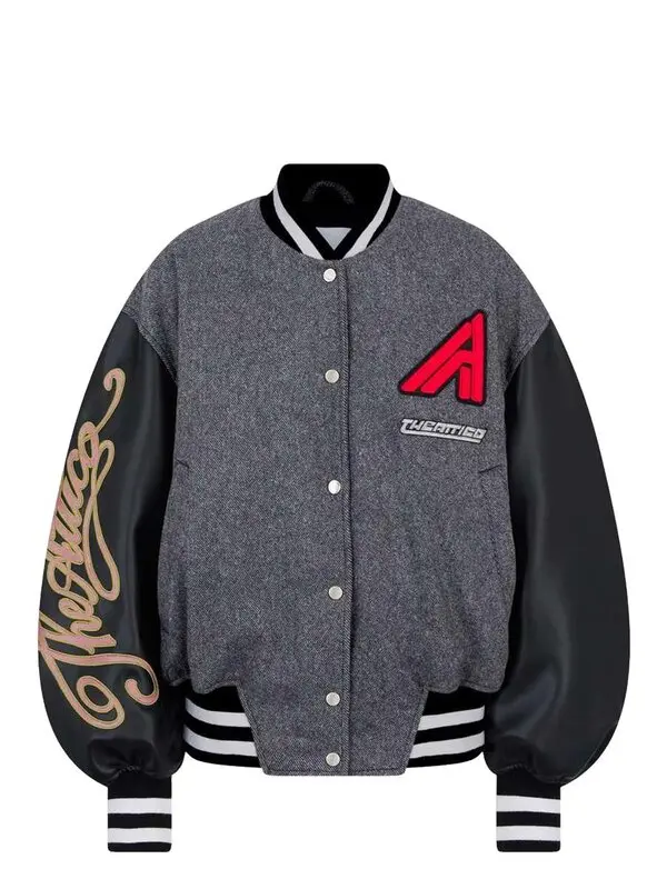 Attico Bomber Jacket - Grey