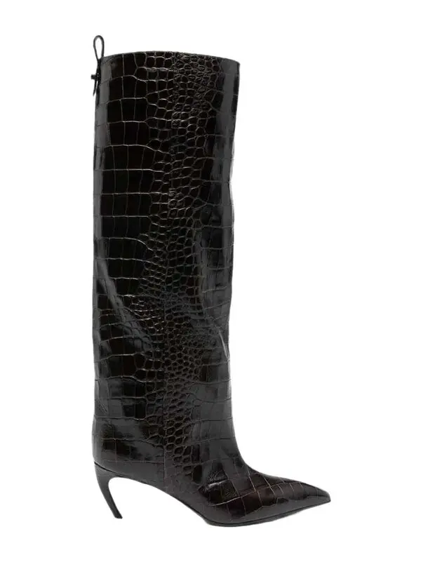 Attico Lea Knee-high Boots - Brown