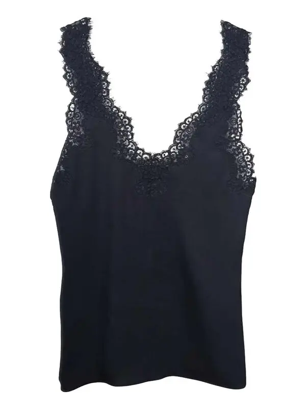 Stella McCartney Lace-trimmed Top - Black