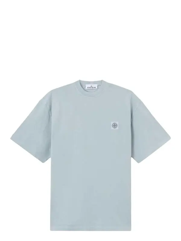 Stone Island T-shirt With Logo Patch - Grey