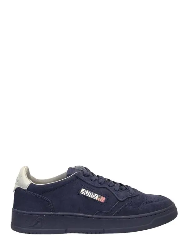 AUTRY Medalist Low Suede/leather Sneakers - Blue