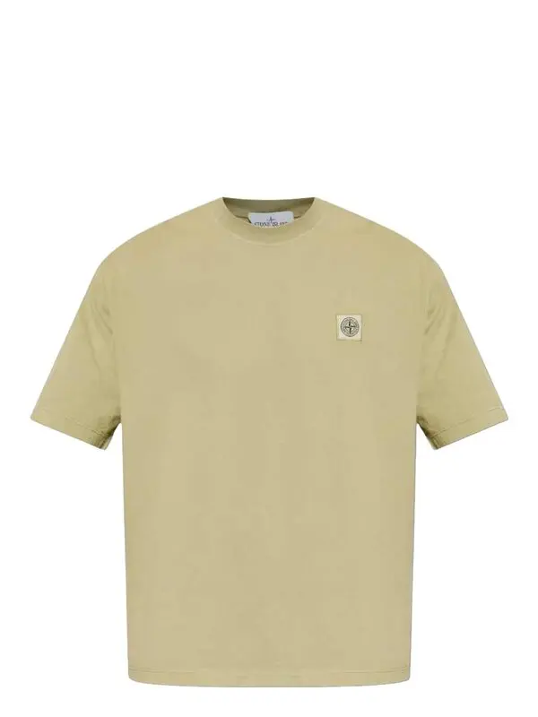 Stone Island Logo Patch T-shirt - Green