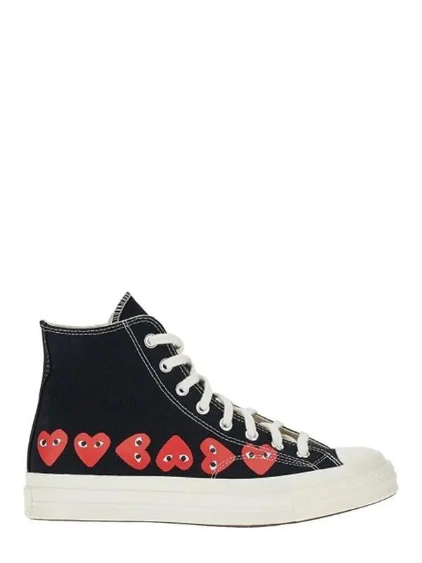 Play Comme Des Garcon High Top Sneakers - Black