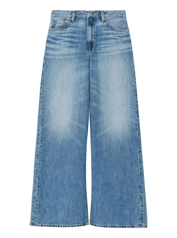 RE/DONE Wide Leg Jeans - Blue