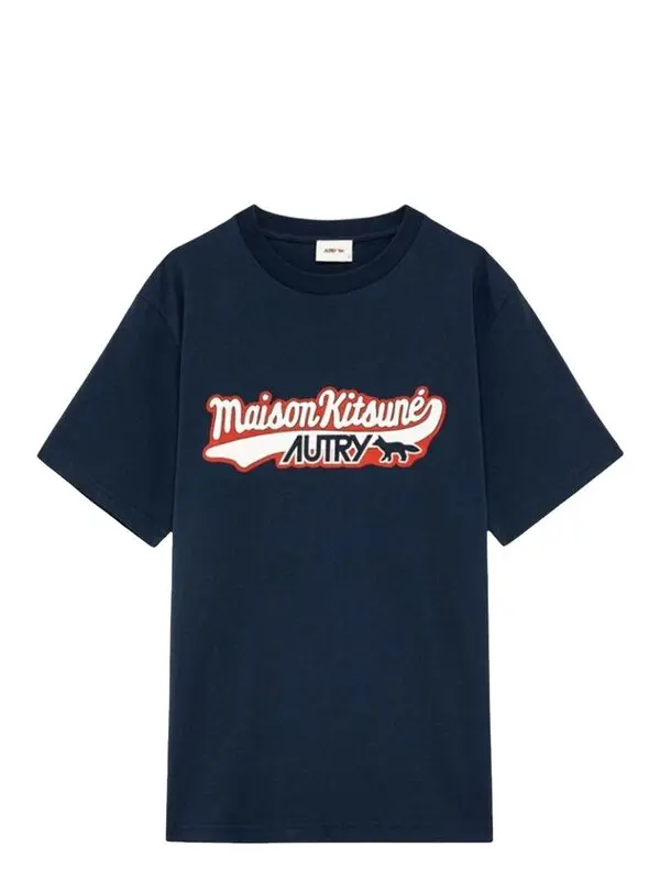 AUTRY X MAISON KITSUNE Graphic T-shirt - Blue