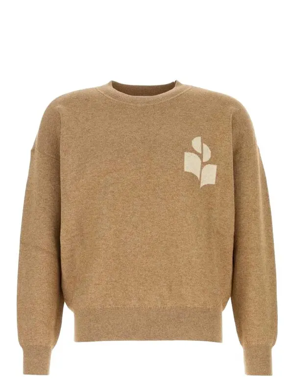 MARANT Atley Fine Knit Sweater - Brown