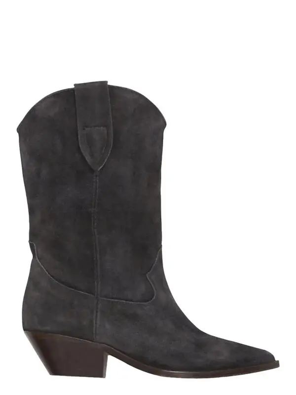 MARANT Suede Cowboy Boots - Grey