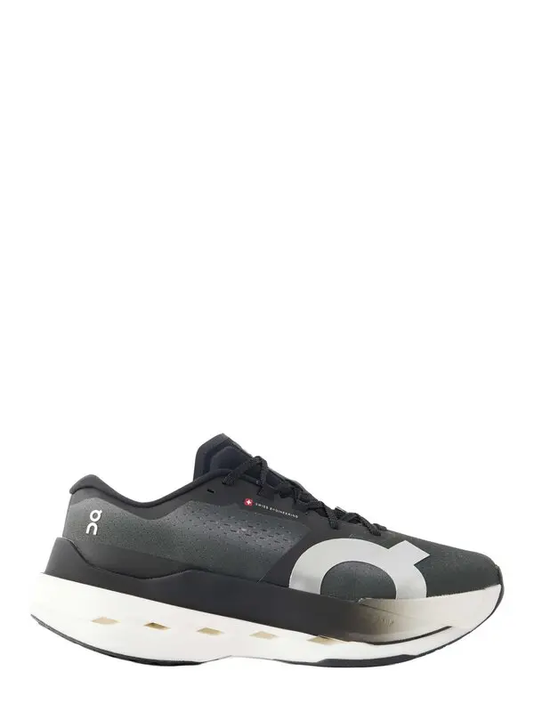 On Cloudboom Max Rubber-trimmed Mesh Sneakers - Black