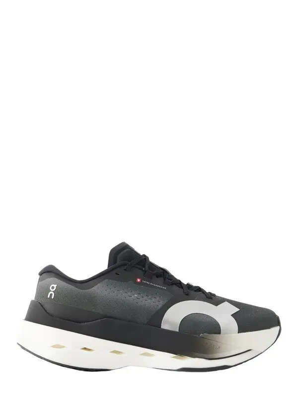 On Cloudboom Max Rubber-trimmed Mesh Sneakers - Black