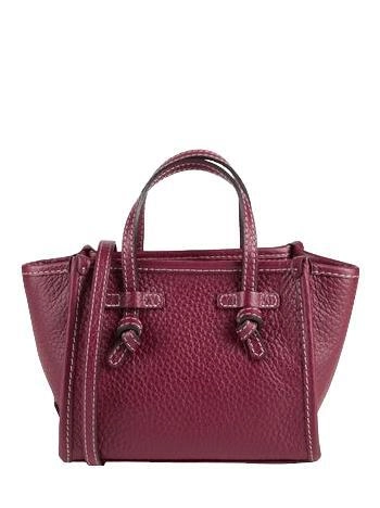 GIANNI CHIARINI Plum Leather Handbag - Purple