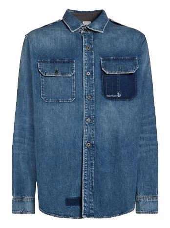 MAISON MARGIELA Denim Shirt Size Cotton - Blue
