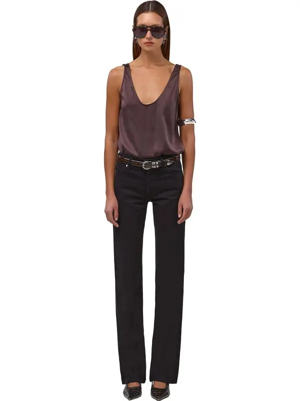 SAME DENIM The Perfect Jean Straight Leg - Black