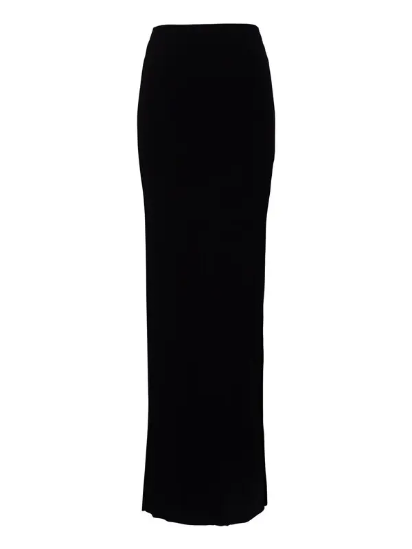 SAME Maxi Knit Skirt - Black