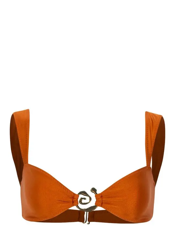 SAME LOS ANGELES Spiral Bandeau Top - Copper