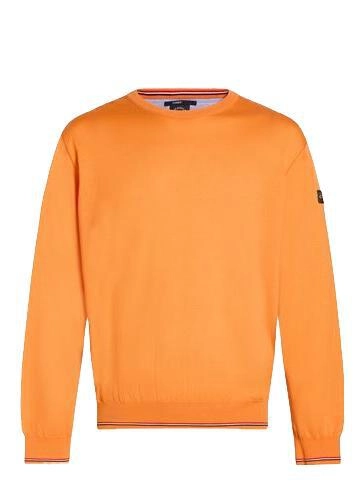 Paul & Shark Virgin Wool Crewneck Sweater - Orange