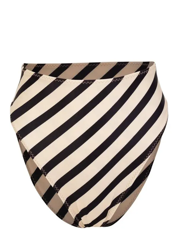 SAME LOS ANGELES High Rise Bottom - Diagonal Stripe