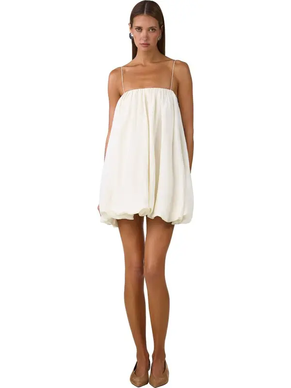 SAME Bubble Mini Dress - Cream