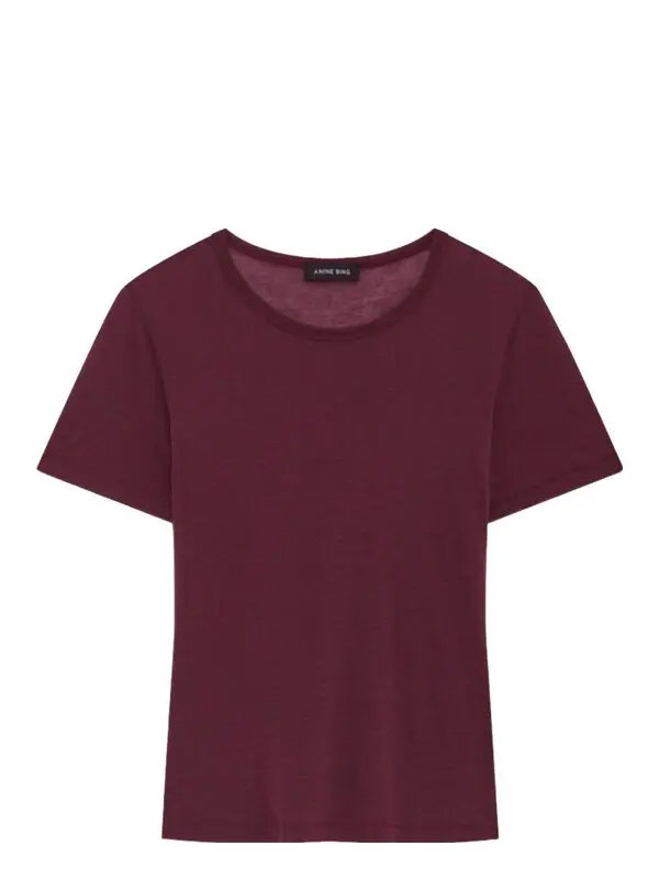 ANINE BING Sylvie T-shirt - Red