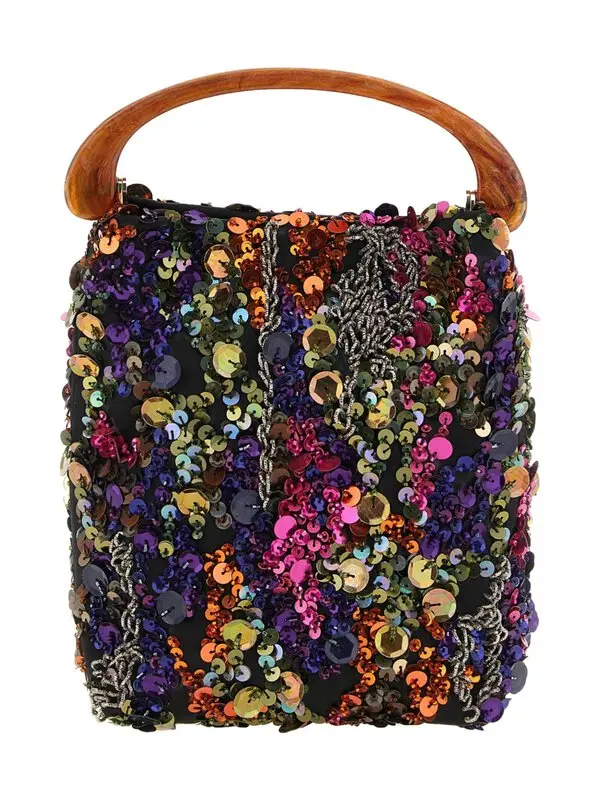 Dries Van Noten Micro Embellished Tote Bag - Multi-color