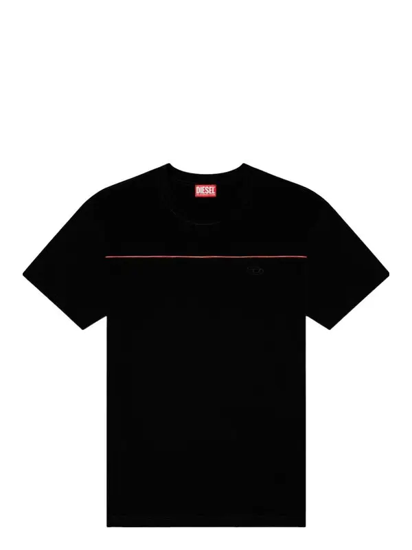 DIESEL® T-norm Round-neck T-shirt - Black