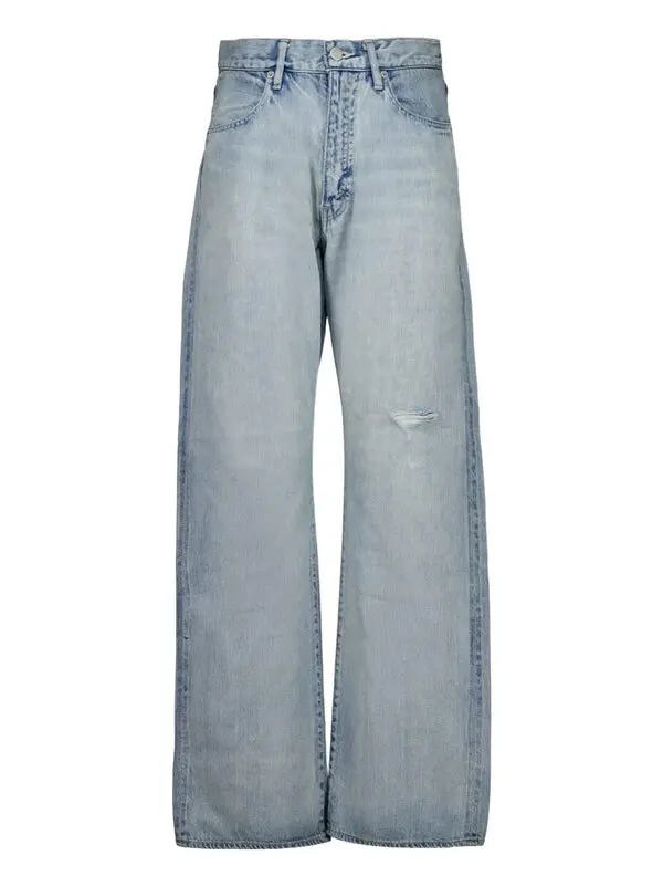 Auralee Straight-leg Jeans - Light Indigo
