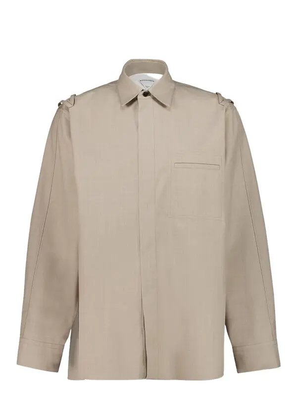 Bottega Veneta Long Sleeved Shirt - Sand
