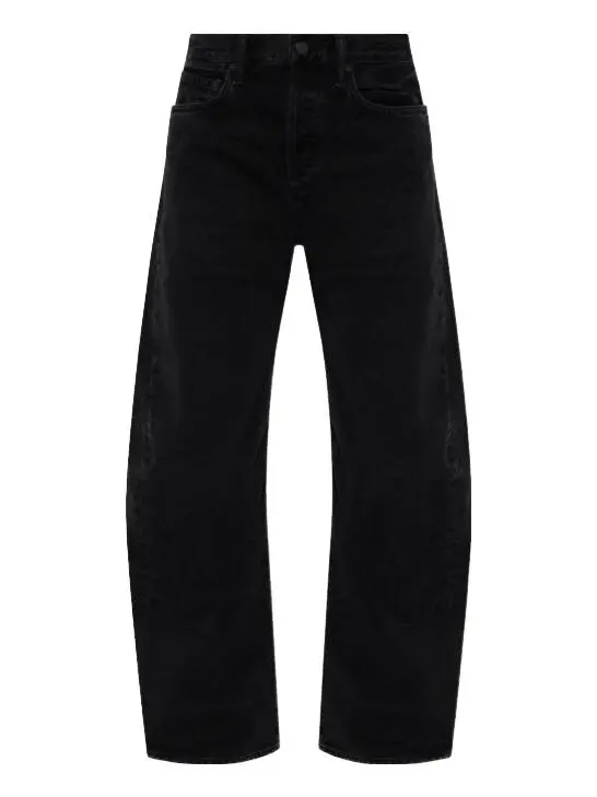 AGOLDE Multi-pocket Wide Leg Jeans - Black