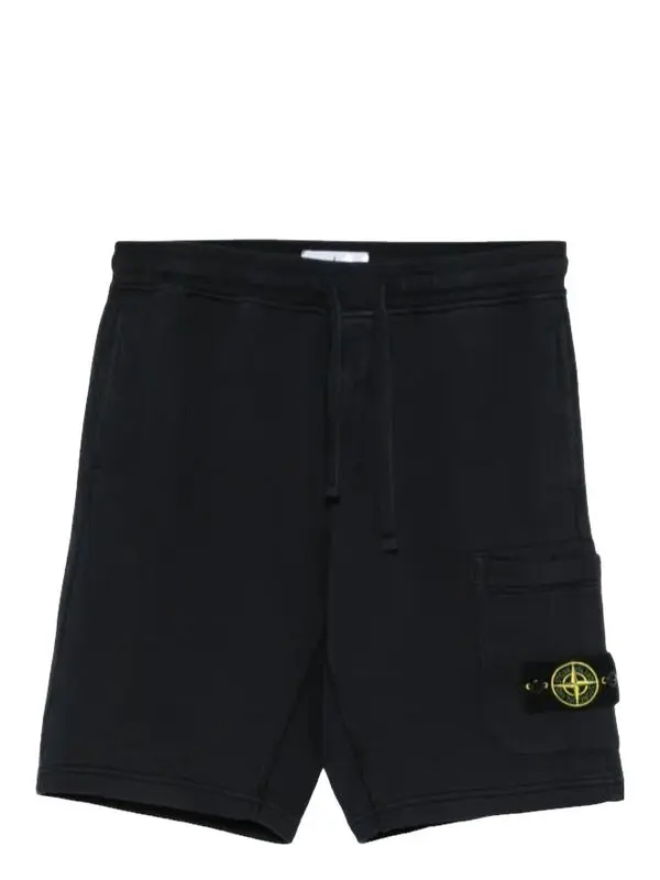 Stone Island Compass Badge Sports Shorts - Navy