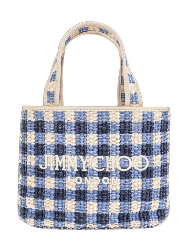JIMMY CHOO East-west Mini Tote Bag - Blue