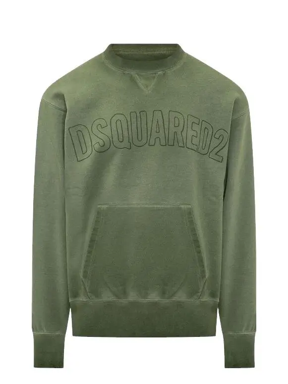 Dsquared2 Crewneck Long Sleeve Sweatshirt - Green