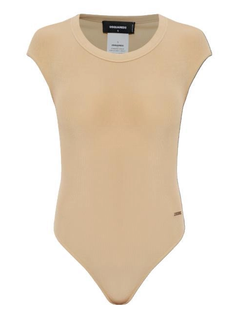 Dsquared2 Short-sleeved Bodysuit - Beige